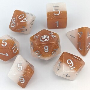 Root Beer Float 7 Piece Dice Set - Etsy