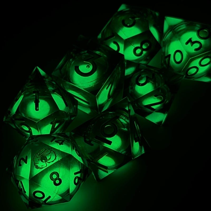 Glowing Dice - Etsy