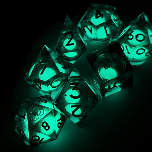 Glowing Dice - Etsy