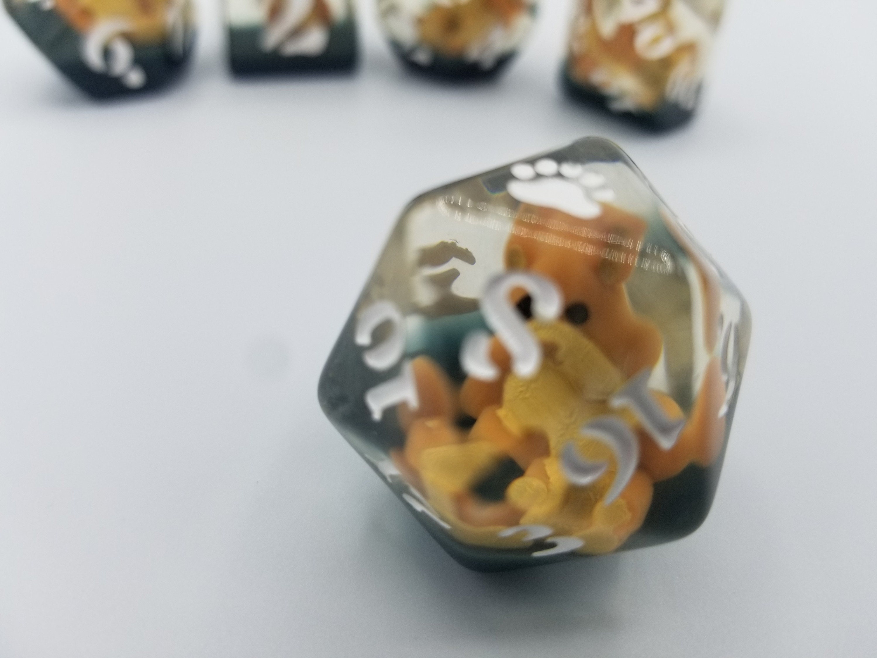 Navy Blue Bear Bear Dice - Etsy