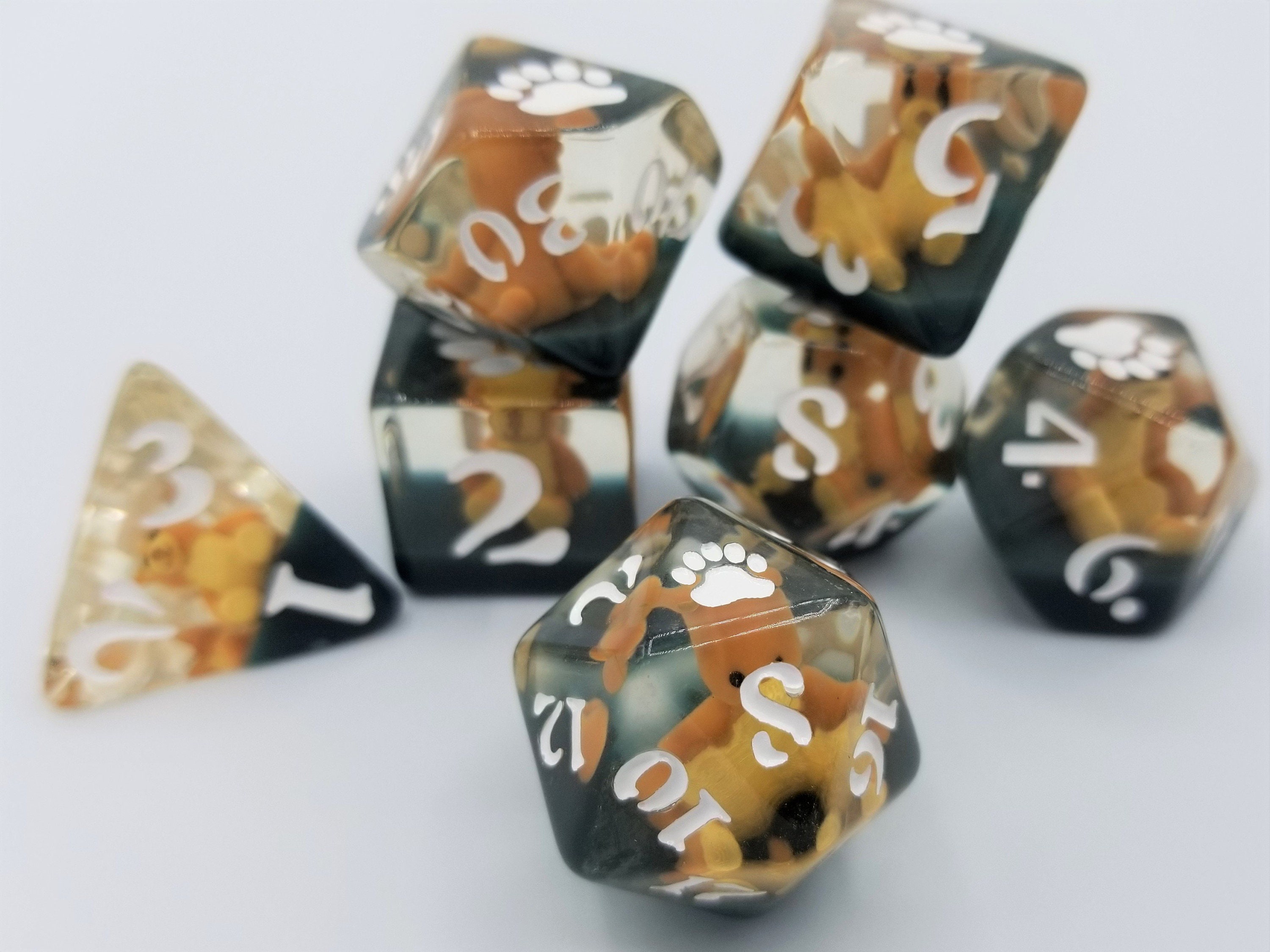Navy Blue Bear Bear Dice - Etsy