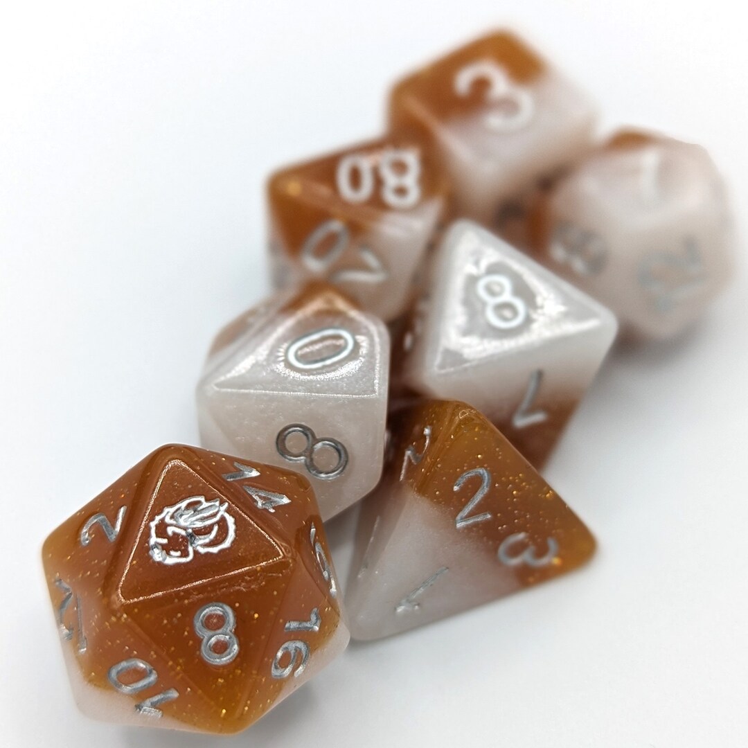 Root Beer Float 7 Piece Dice Set - Etsy