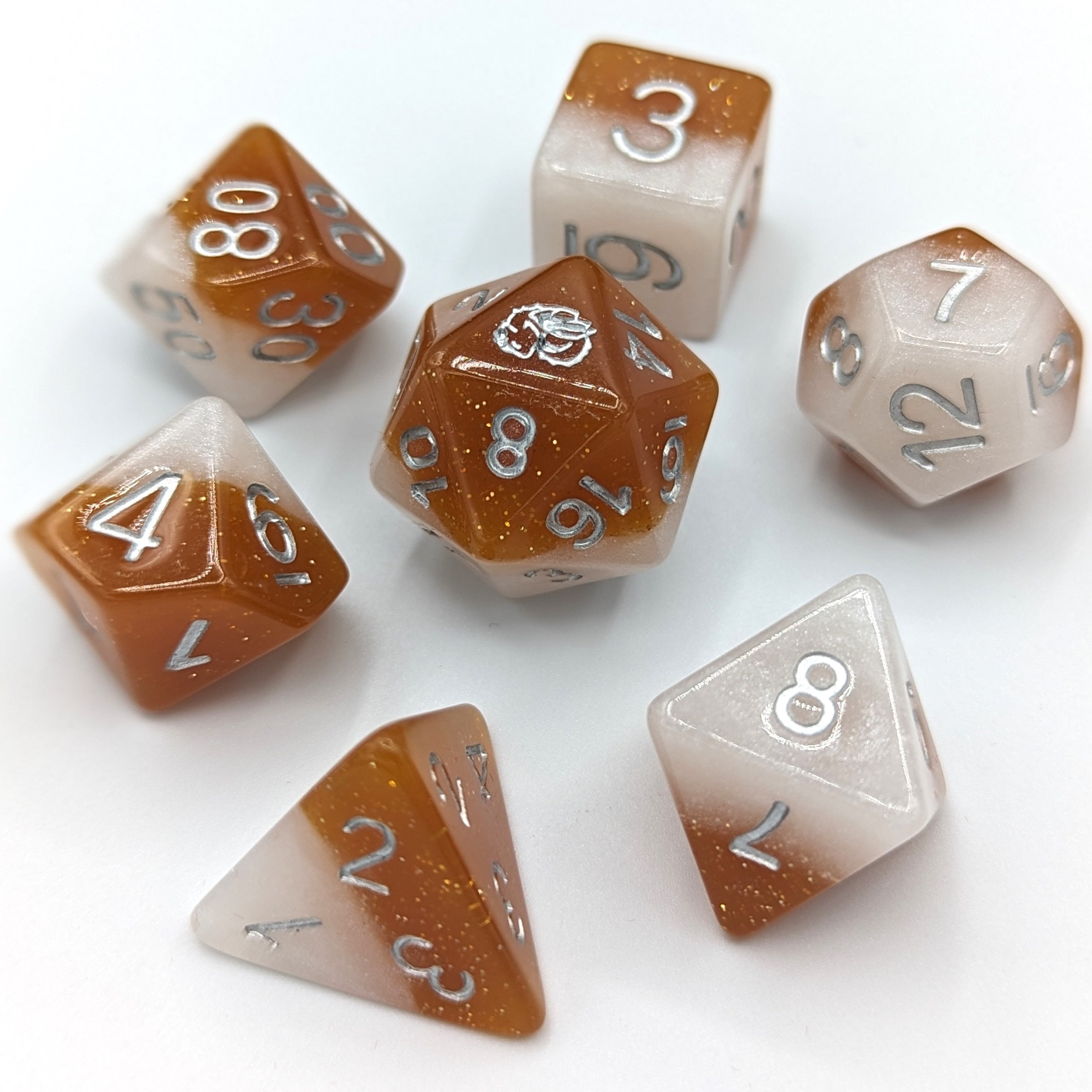Root Beer Float 7 Piece Dice Set - Etsy