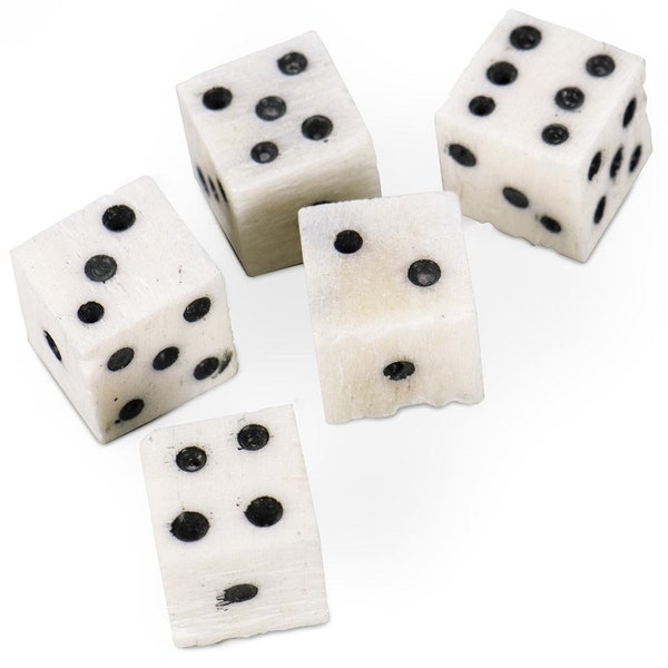 Bone Dice - Etsy