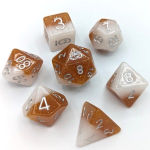 Root Beer Float 7 Piece Dice Set - Etsy
