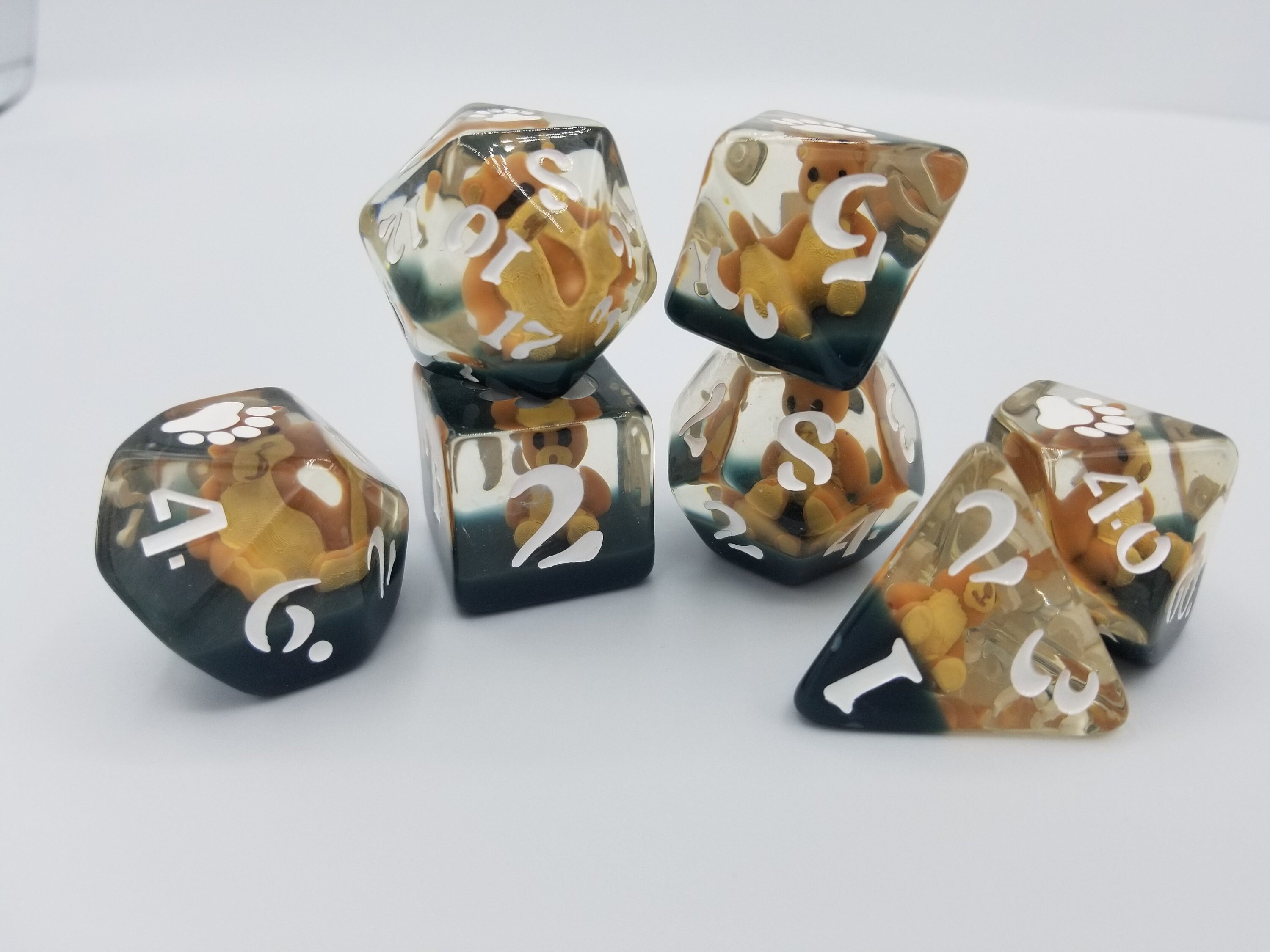 Navy Blue Bear Bear Dice - Etsy
