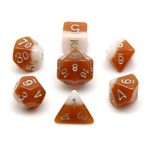 Root Beer Float 7 Piece Dice Set - Etsy