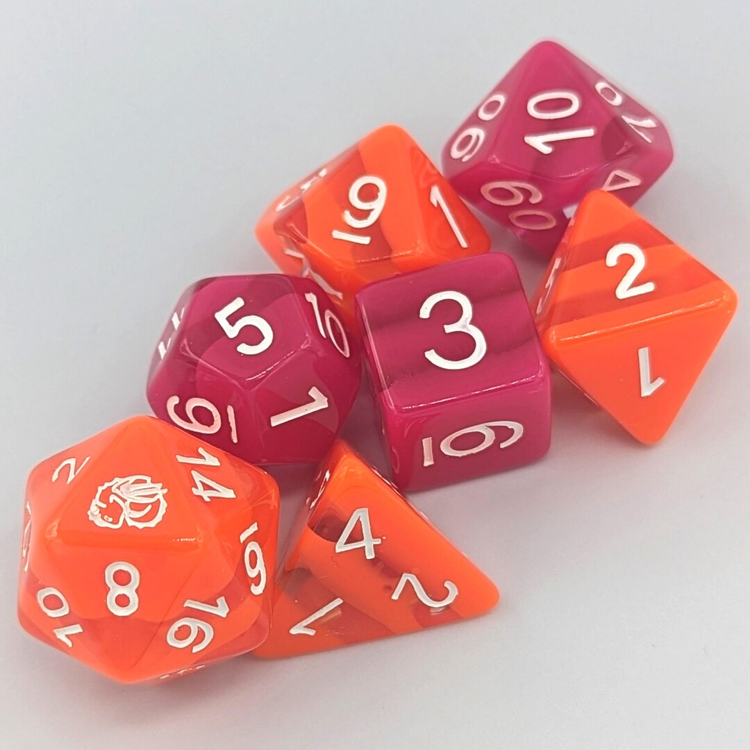 Wild Magic 7 Piece Dice Set - Etsy
