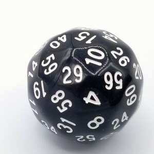 Solid Opaque Sixty-sided D60 Gaming Dice - Etsy