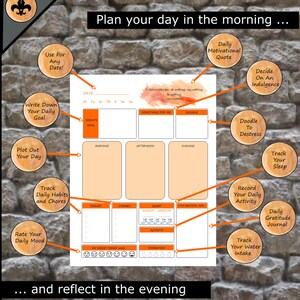 Wellness Journal Planner Printable Daily, Weekly, Monthly Calendar Goal ...