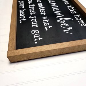 Before You Leave This Home Sign, Entryway Sign, Farmhouse Family Sign ...