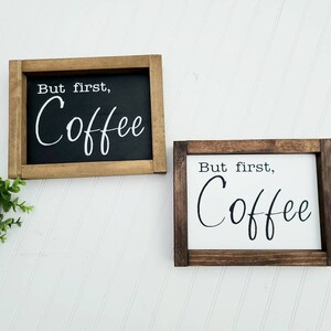 Coffee Sign,but First Coffee Sign. Coffee Bar Sign for Kitchen ...