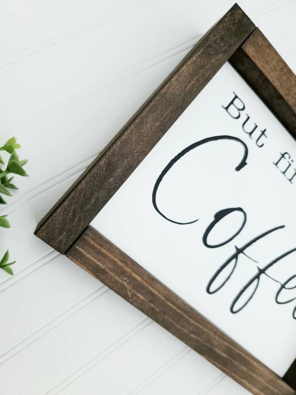 Coffee Sign,but First Coffee Sign. Coffee Bar Sign for Kitchen ...