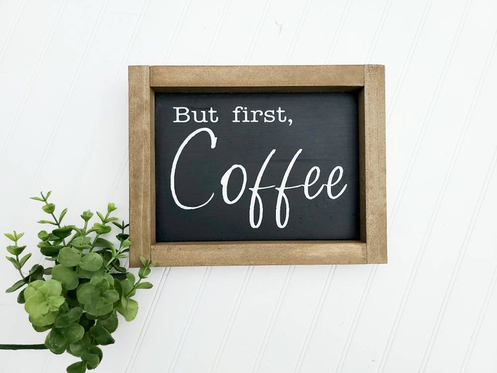 Coffee Sign,but First Coffee Sign. Coffee Bar Sign for Kitchen ...