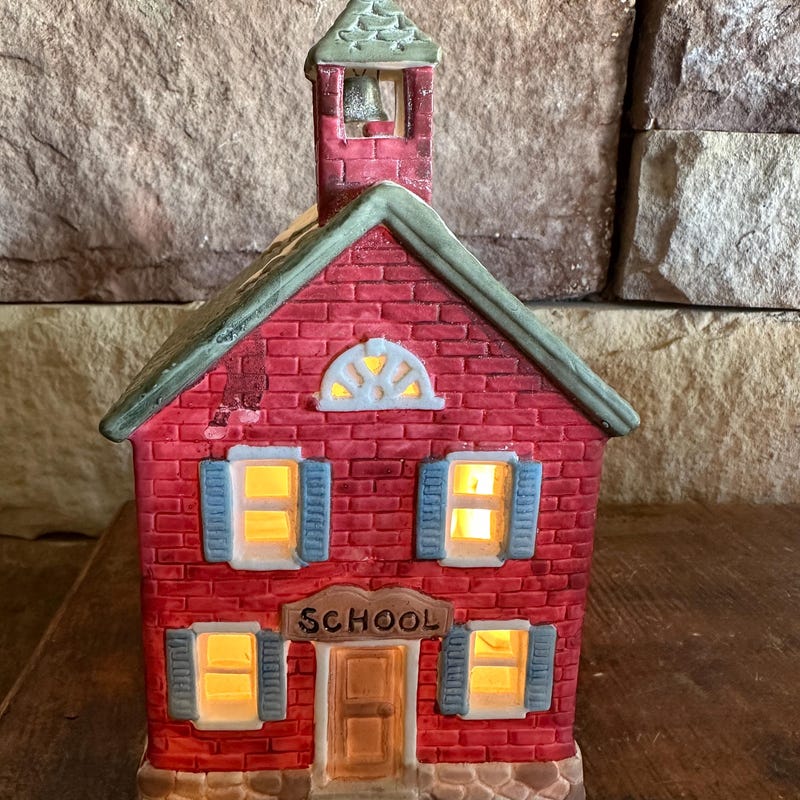 Red School House - Etsy