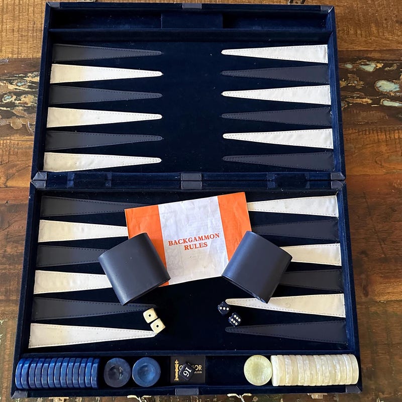 Vintage Backgammon - Etsy