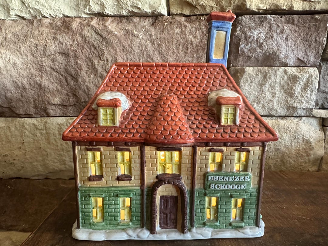 National Decorations Dickens of London Ebenezer Scrooge House Christmas ...