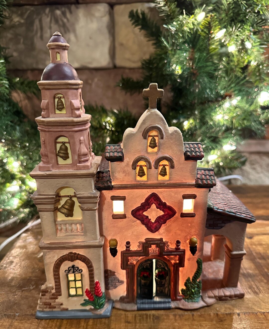 Dickens Collectables 1998 Classic Series Spanish Mission Church ...