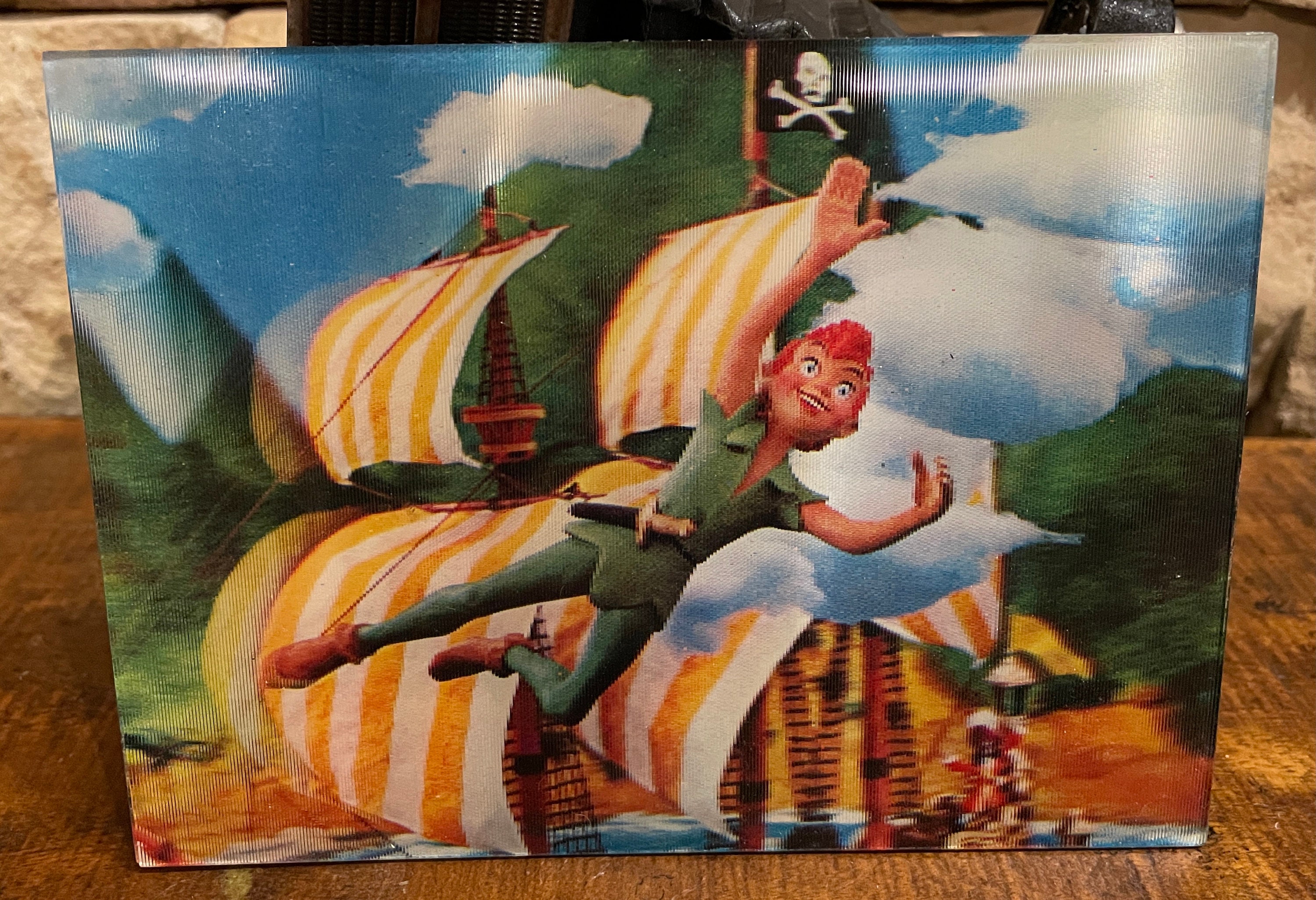 Vintage 1966 Walt Disney Peter Pan 3D Lenticular Postcard Made in Japan Unused New Old Stock - Etsy