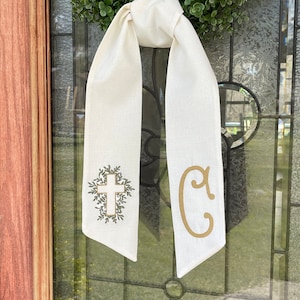 Religious Wreath Sash - Etsy