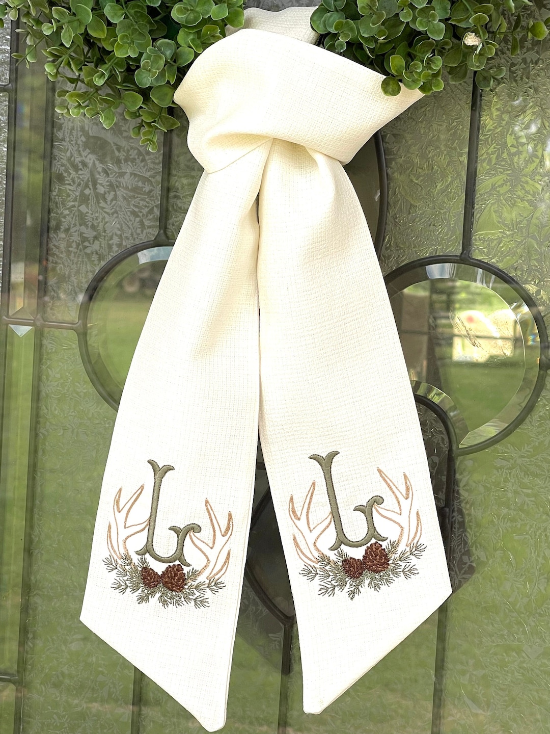 Winter Wreath Sash - Etsy