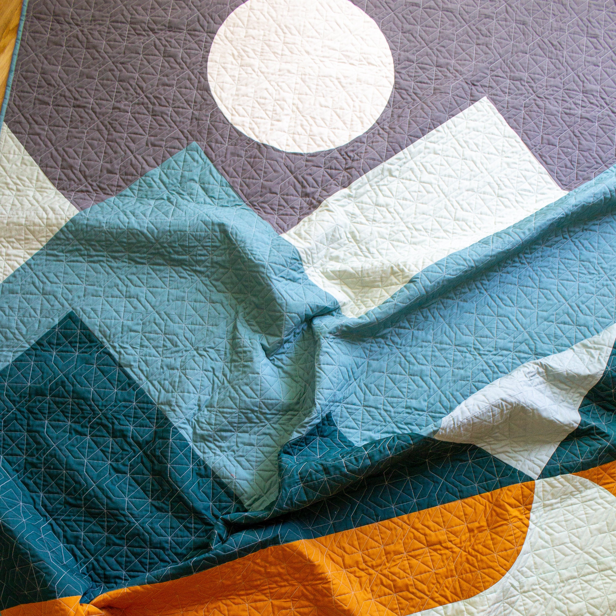 Bed Sizes | Eastern Sierra II Quilt Pattern - PDF - Etsy