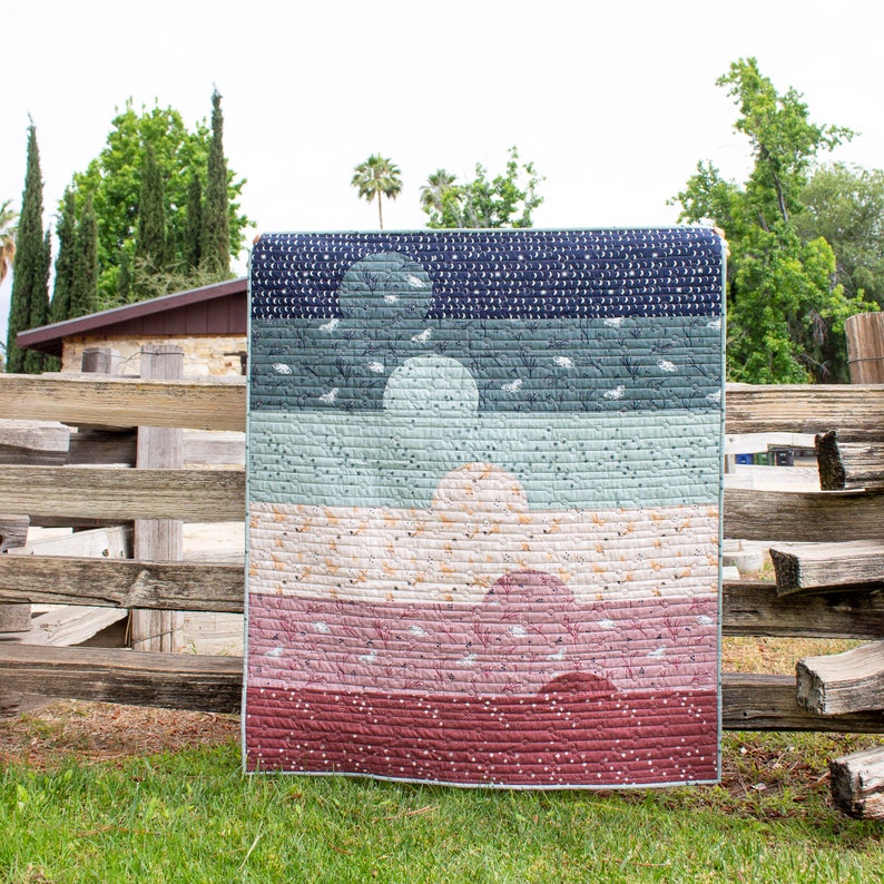 Sunset Bliss Quilt Pattern PDF - Etsy