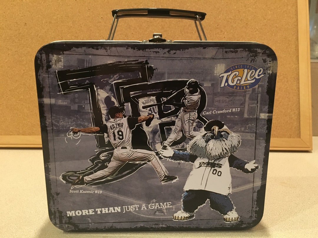 T. G. Lee Souvenir Lunch Box, Tampa Bay Rays, Crawford, Kazmir, Young ...