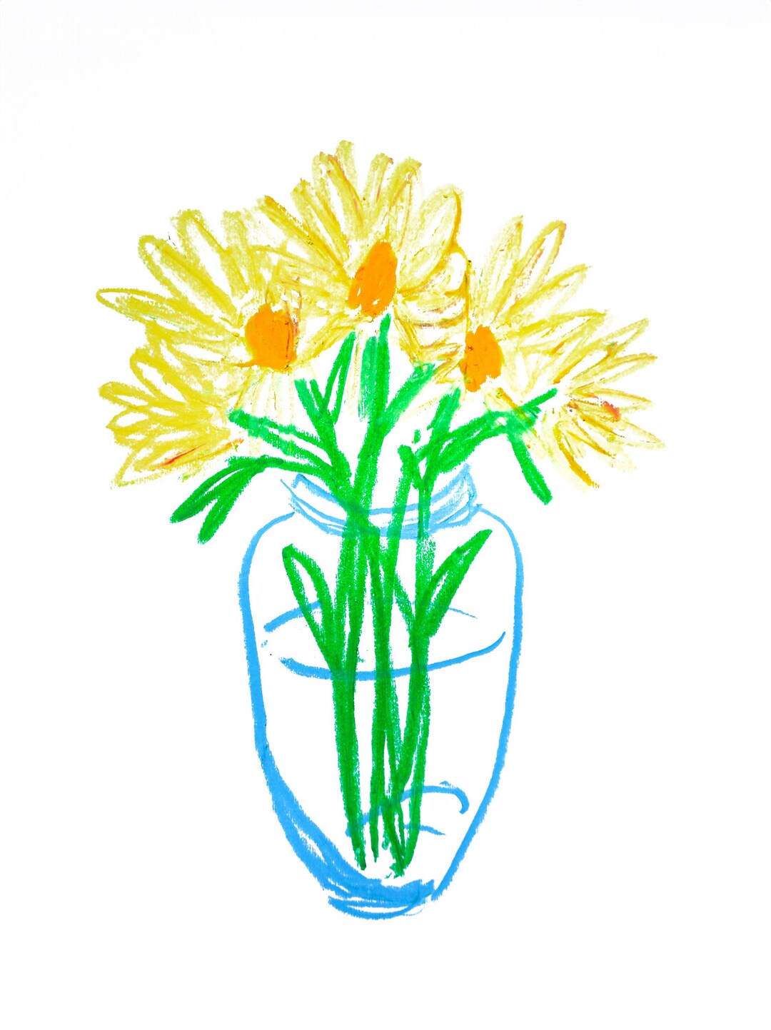DAISY Digital Artwork Print File - Etsy