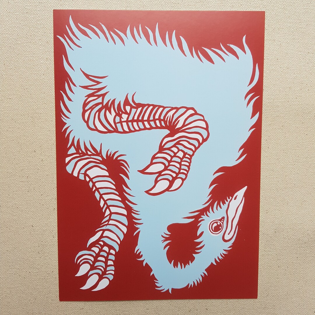 A5 Australian Emu Print - Etsy