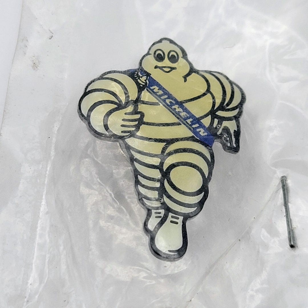 Michelin Man Wearing Sash Tires Advertising Pin - Sealed Pinback - Etsy