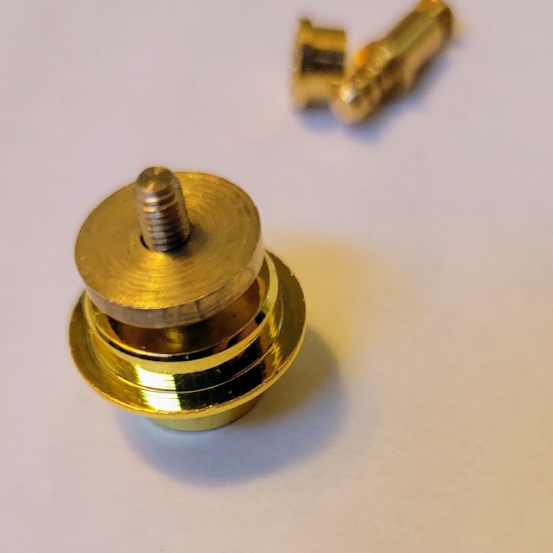 15mm 2x Brass Push Button Lock / Latch - Wooden Box, Humidor, Jewelry ...