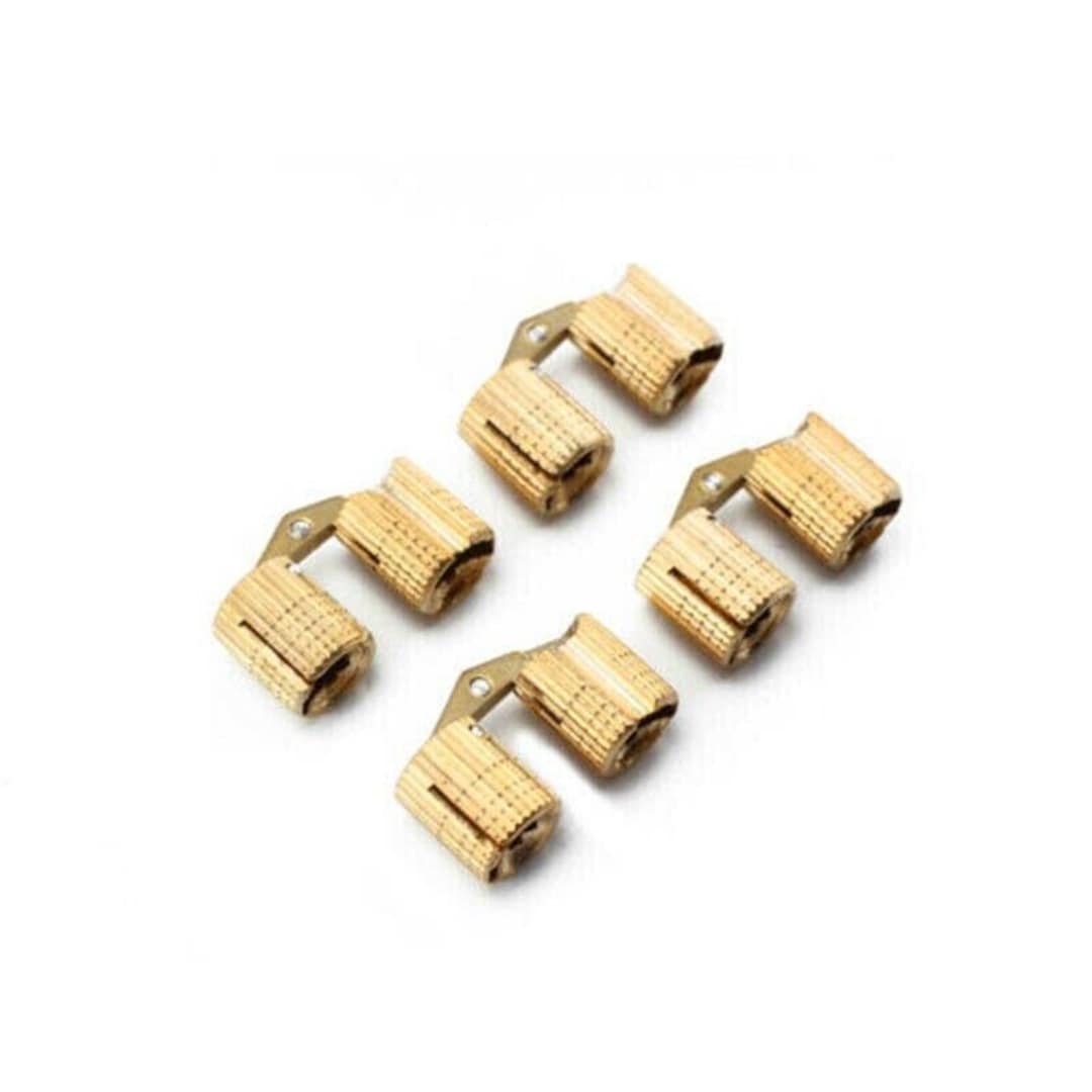 4pcs 8mm Brass Hidden Barrel Hinge Invisible Hinge Concealed for Boxes ...
