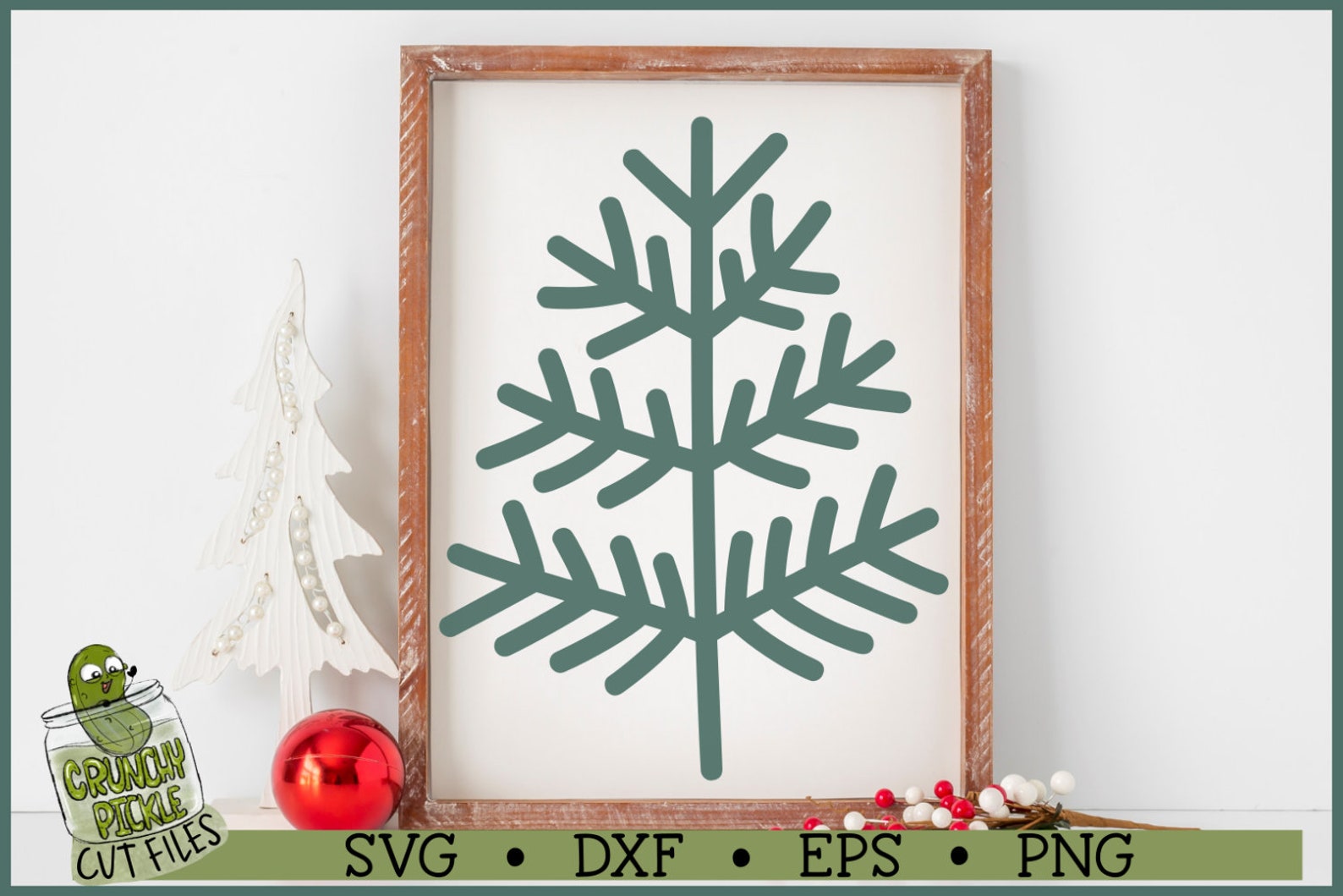 Christmas Trees SVG Bundle, Dxf, Eps, Png, Pine Trees Svg, Holiday ...