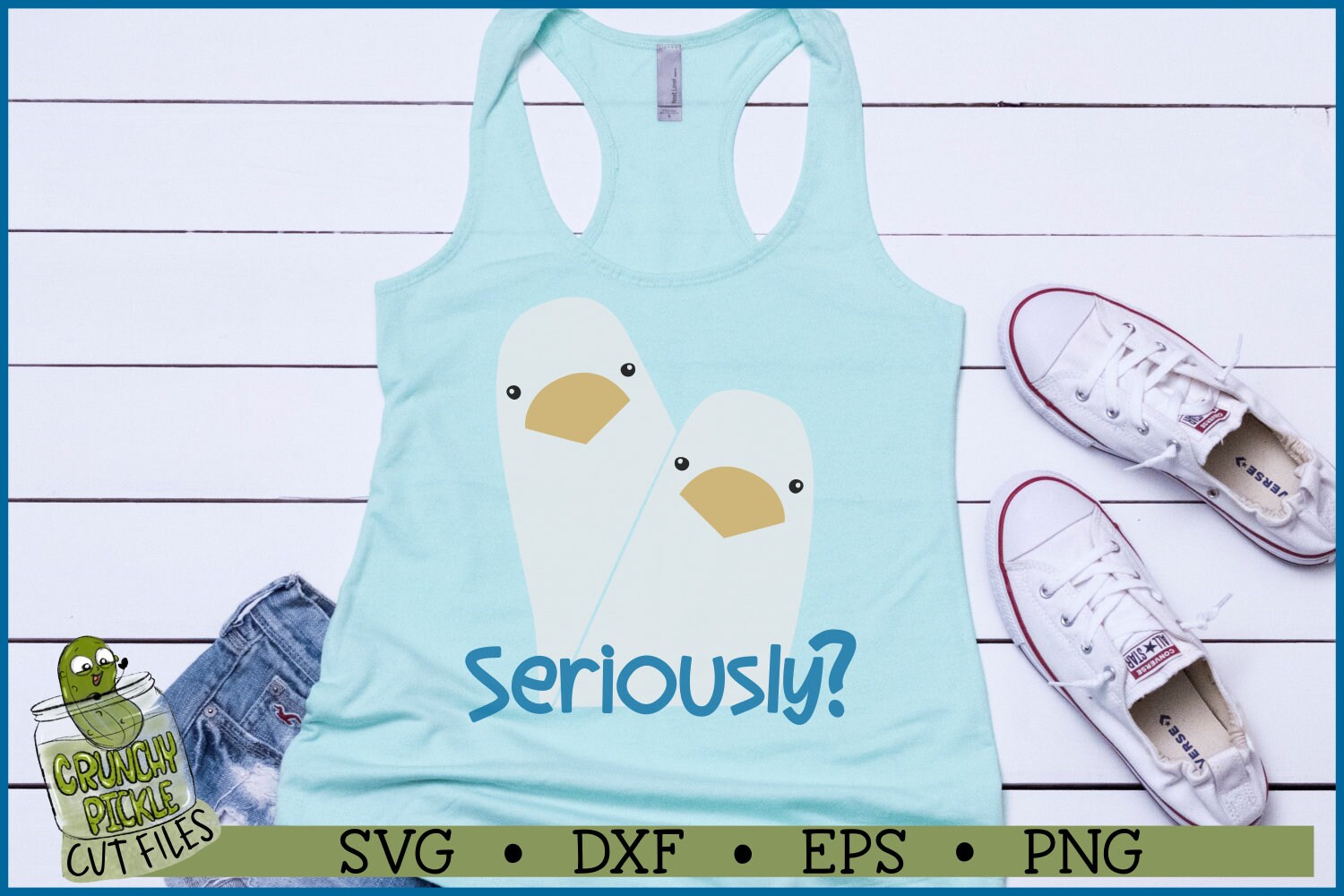 Seriously Seagulls SVG File Dxf Eps Png Funny Svg Beach - Etsy