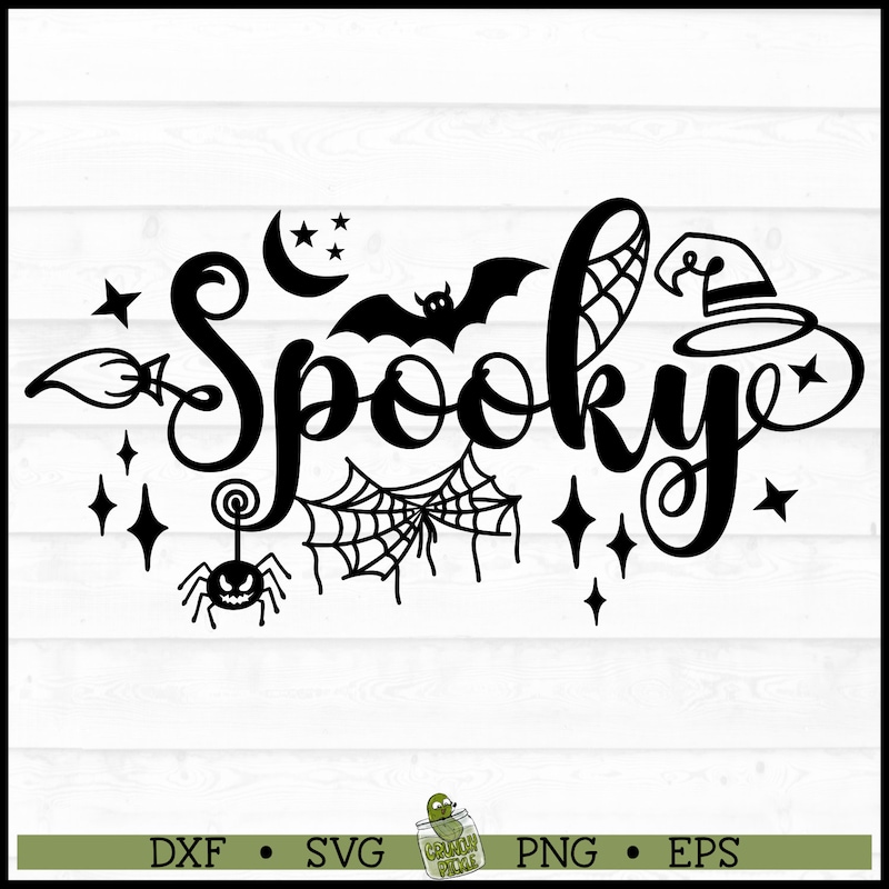 Spooky Svg - Etsy
