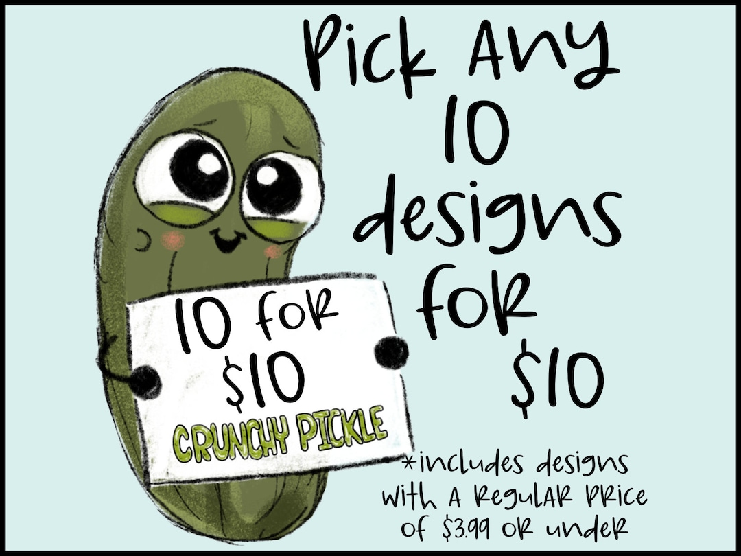 10 for 10 SVG Bundle, Dxf, Eps, Png, Build You Own Svg Bundle, Cricut ...