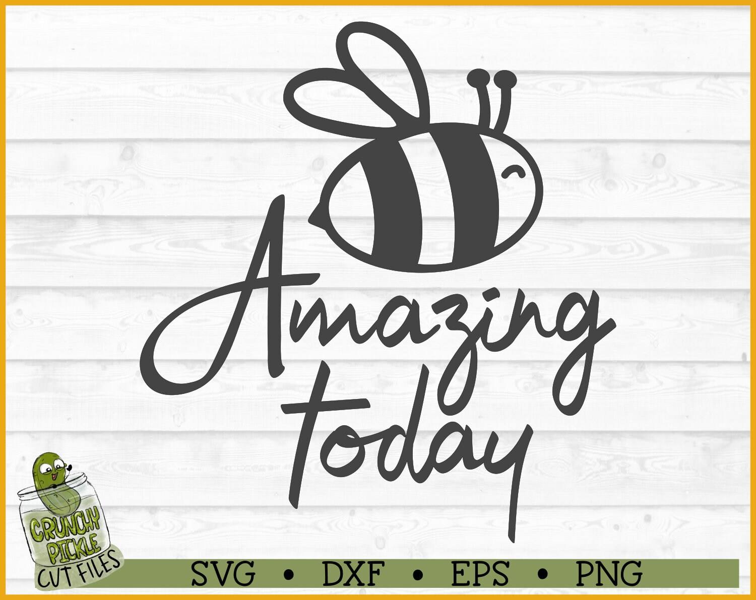Bee Amazing Today SVG File Dxf Eps Png Bee Svg | Etsy