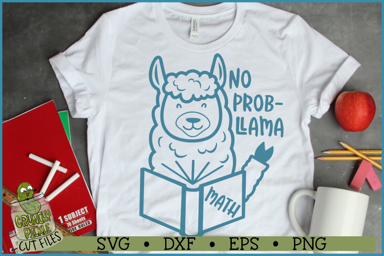 School Llama No Prob-llama SVG File Teacher Svg Classroom - Etsy