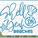 Shell Yeah Beaches SVG File, Dxf, Eps, Png, Seashells Svg, Beach Svg ...