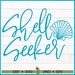 Shell Seeker SVG File, Dxf, Eps, Png, Beach Svg, Seashell Collector Svg ...