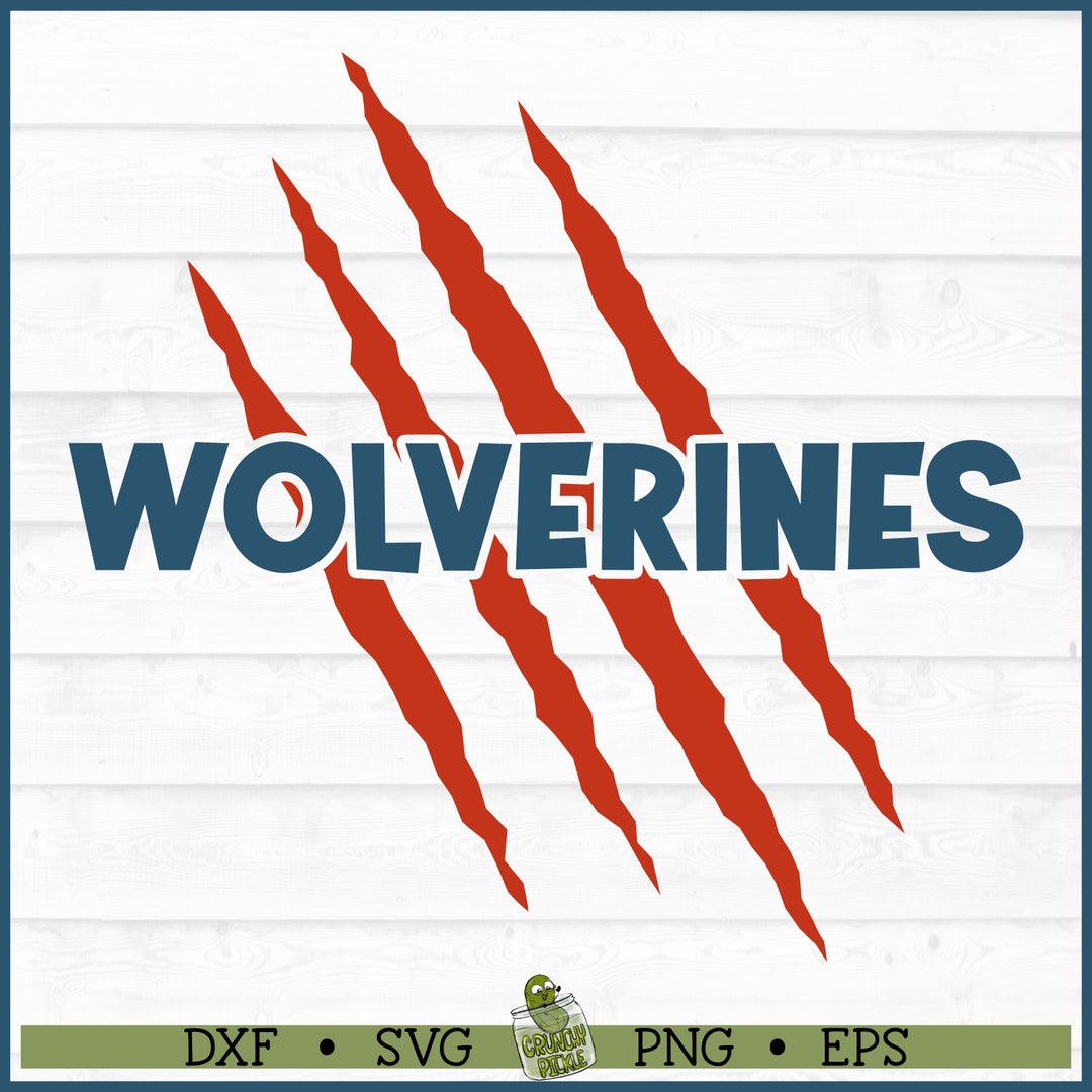 Wolverines Claw SVG File, Claw Mark Svg, Scratches Svg, Dxf, Eps, Png ...