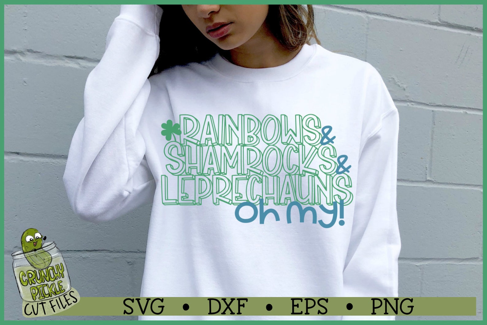 Rainbows Shamrocks Leprechauns Oh My SVG File Dxf Eps Png - Etsy