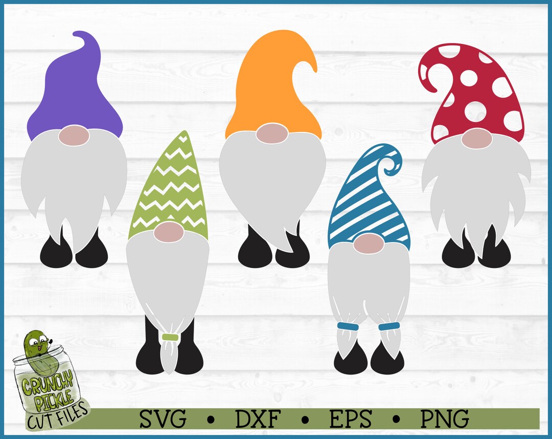 Gnome Shorties Set 1 SVG File Dxf Eps Png Gnome Svg Short - Etsy