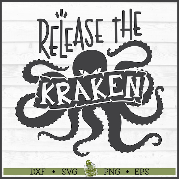Kraken Svg - Etsy