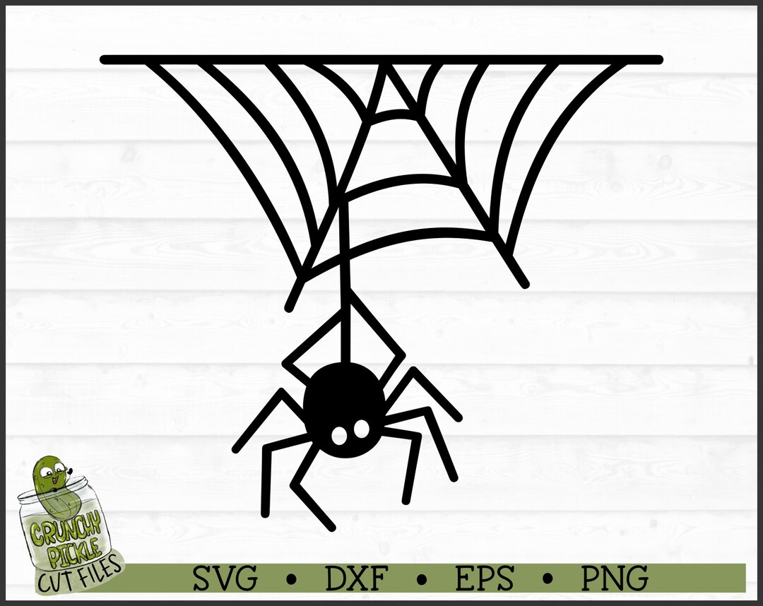 Hanging Spider SVG File Dxf Eps Png Halloween Svg - Etsy