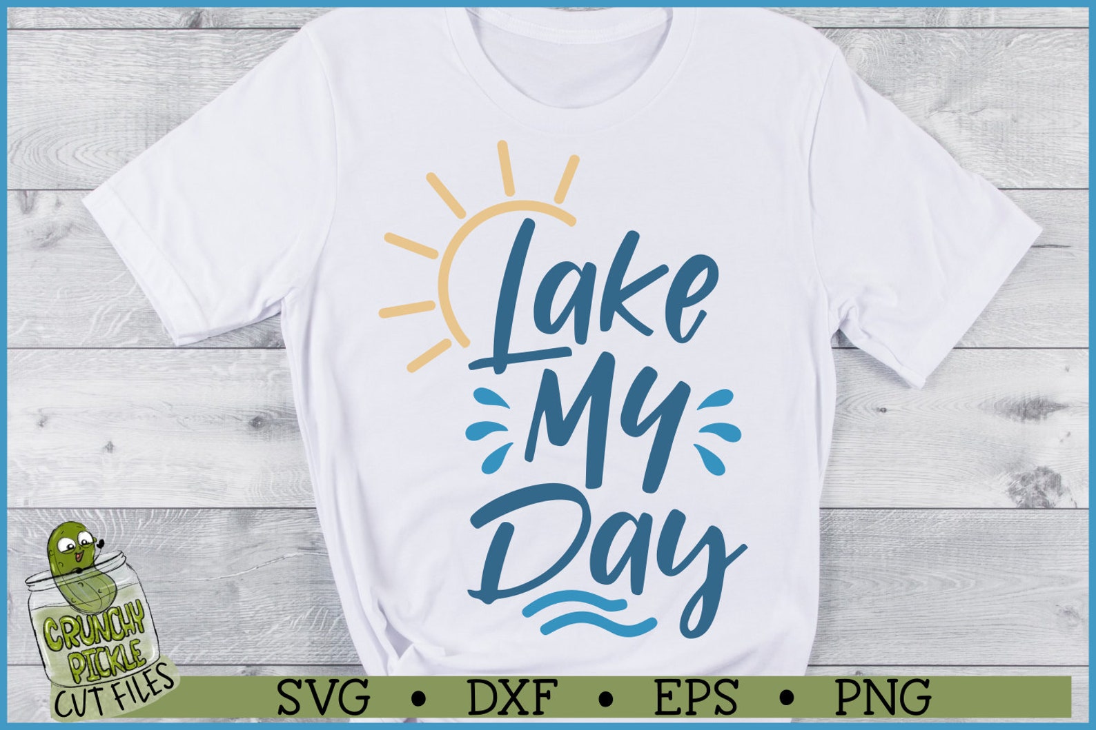 Lake My Day SVG File Dxf Eps Png Lake Svg Summer Svg - Etsy
