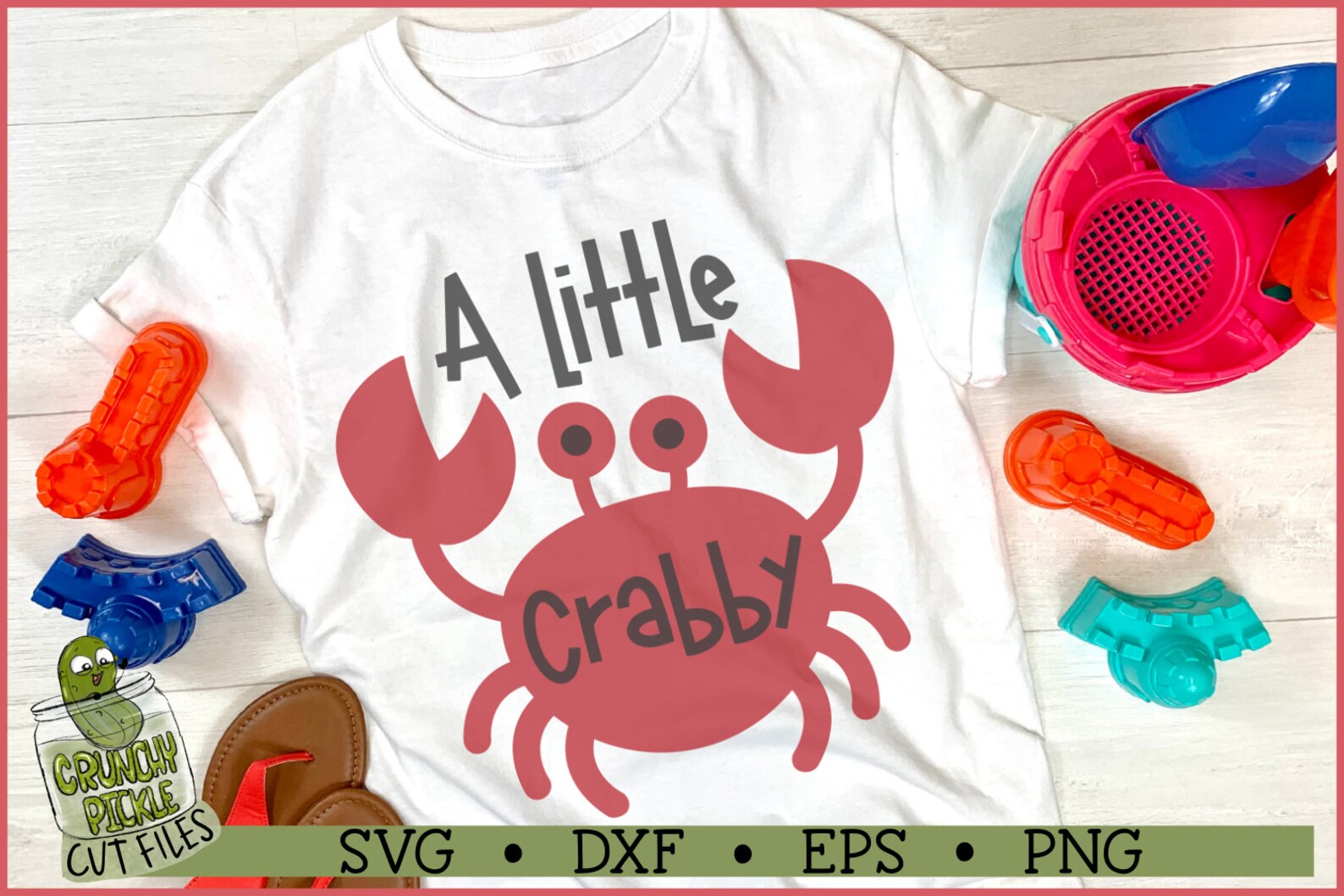 A Little Crabby SVG File Dxf Eps Png Beach Svg Kids Svg - Etsy