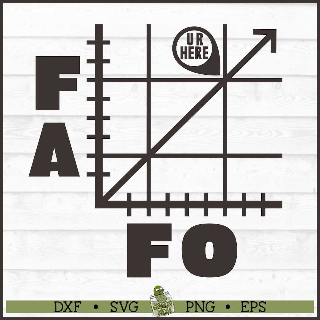 FAFO Chart SVG File, Dxf, Eps, Png, FAFO Svg, Funny Svg, Sarcastic Svg ...