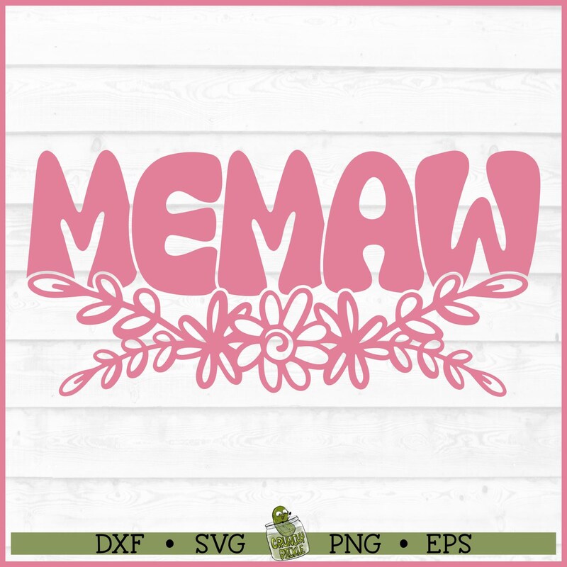 Memaw Svg - Etsy